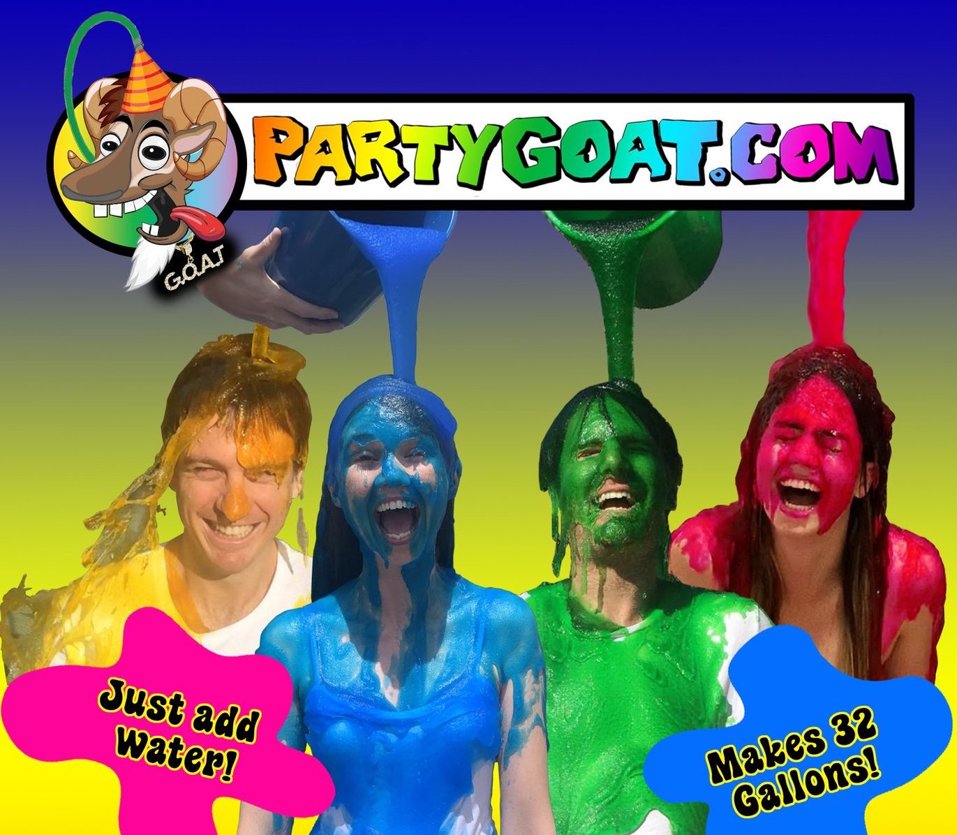 Instant Slime for Party Games, Fundraising or Special FX – PARTY GOAT