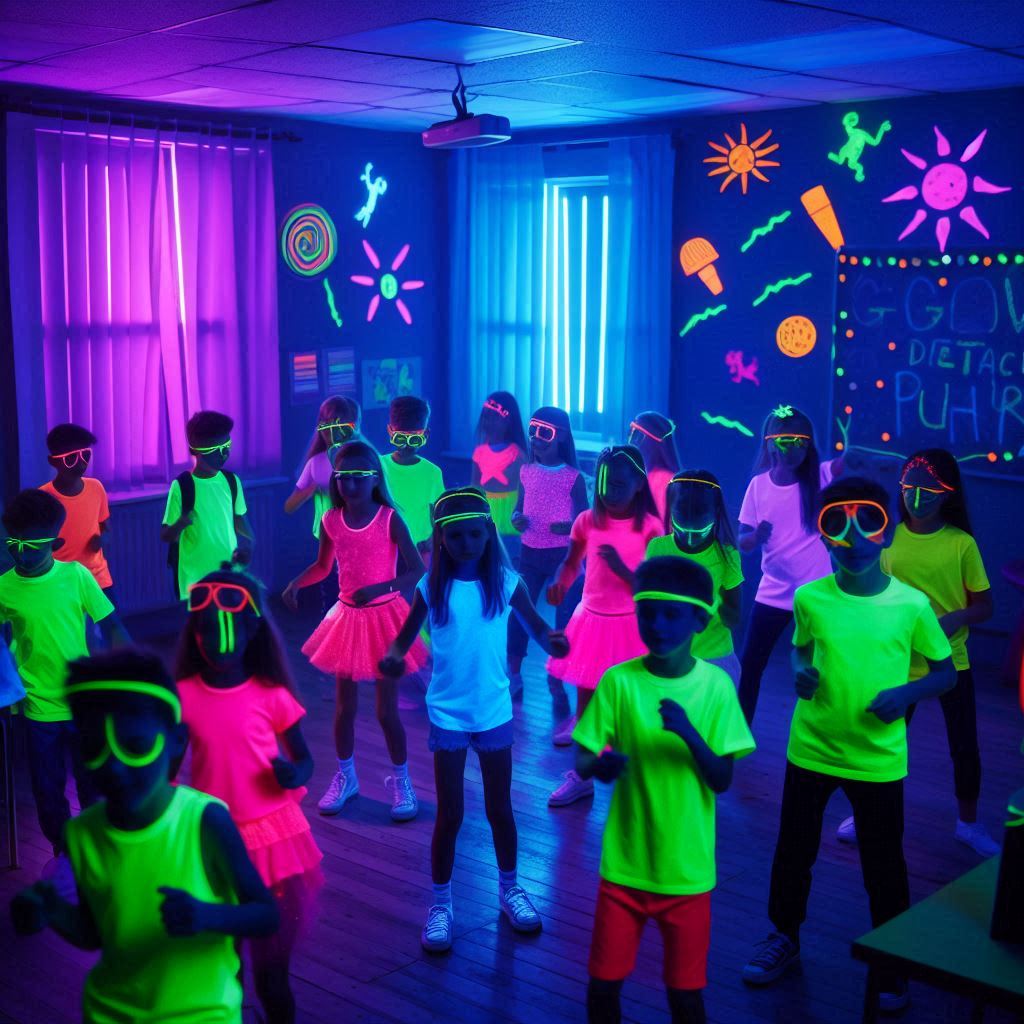 How to do a glow in the dark school dance fundraiser – PARTY GOAT